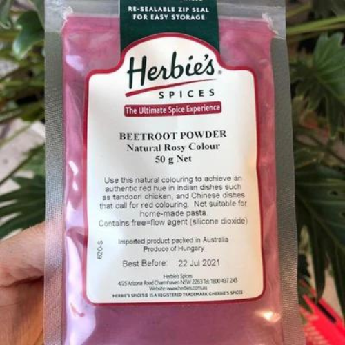 Beetroot Powder 50g– SugarTime Cake Decorating Australia