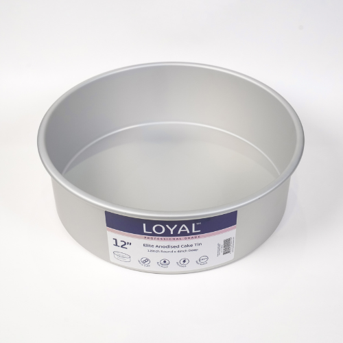 Loyal Elite Anodised Round Cake Tin - 12 inch x 3 inch deep– SugarTime ...