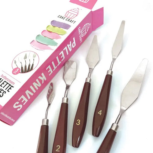 Buttercream Palette Knives - 5 Piece Set– SugarTime Cake Decorating ...