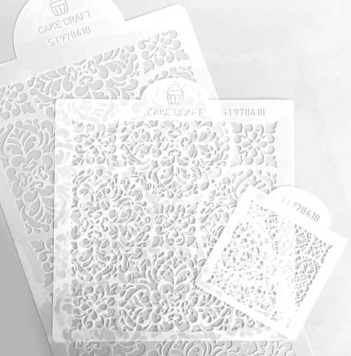 Sicily 3 Piece Stencils– SugarTime Cake Decorating Australia