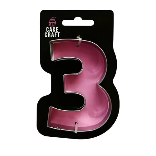 Number 3 Cookie Cutter– SugarTime Cake Decorating Australia
