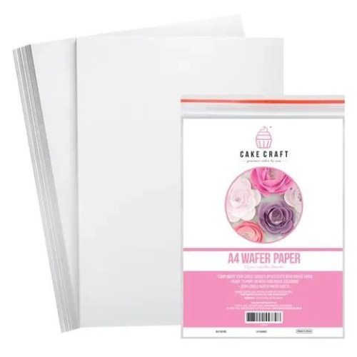 Edible Wafer Paper - A4 Vanilla Sheets 12pcs– SugarTime Cake Decorating ...