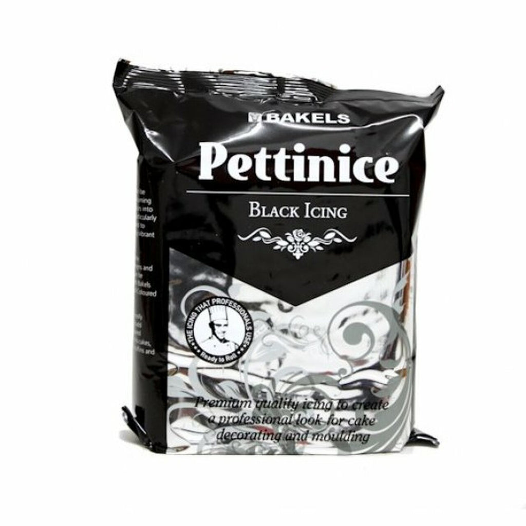 Bakels Black Fondant 750g - SugarTime– SugarTime Cake Decorating Australia