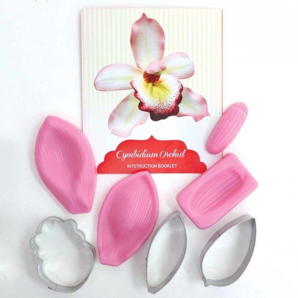 Cymbidium Orchid Cutter & Veiner Set - SugarTime– SugarTime Cake ...