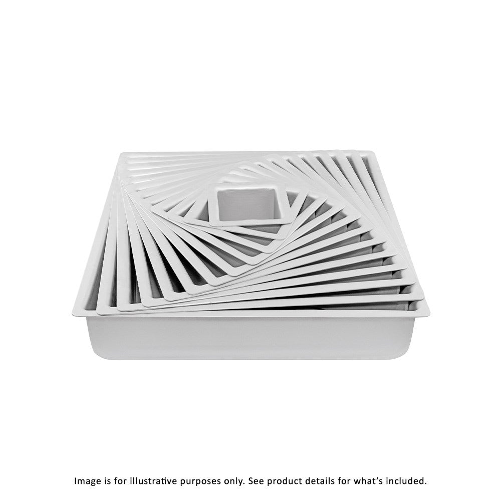Heavy Duty Square Cake Tin 6 Inch (3in Deep) - SugarTime– SugarTime ...