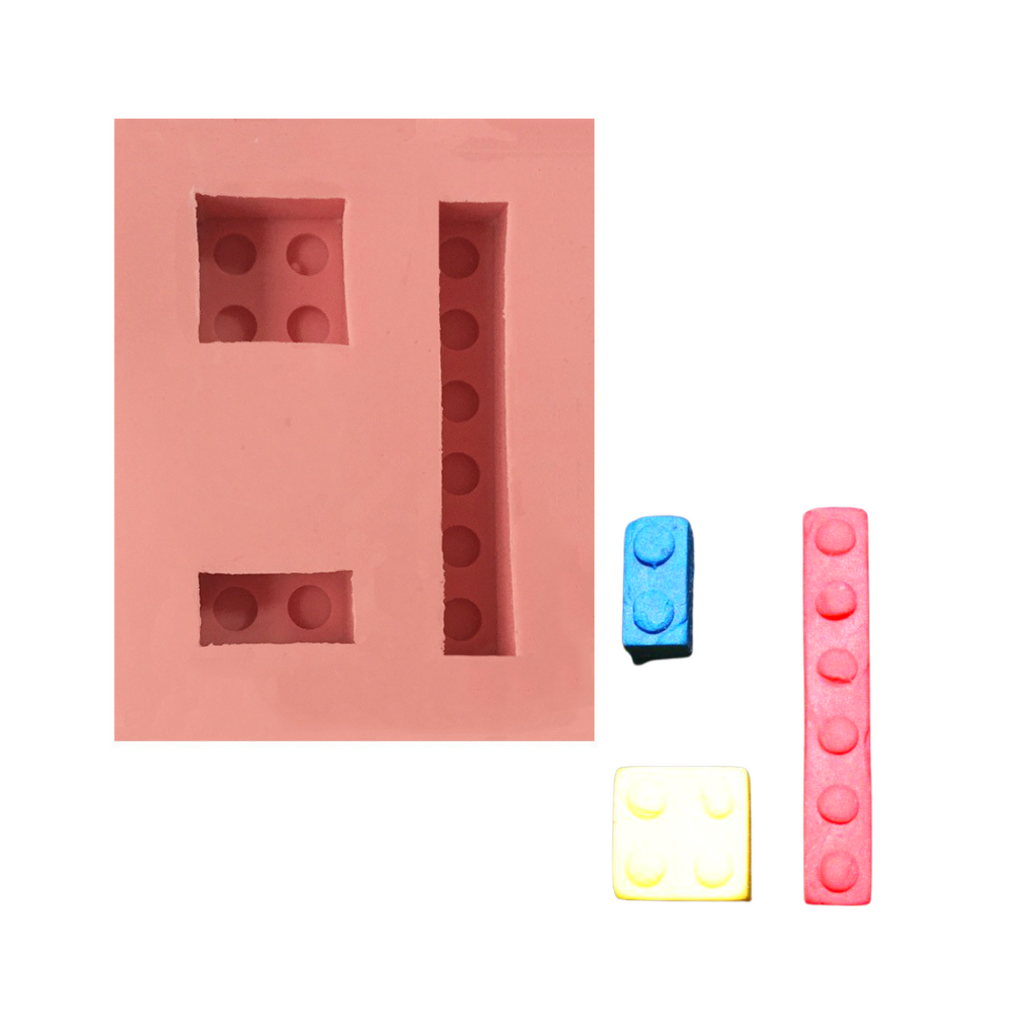 Silicone Mould Lego Blocks 45mm– SugarTime Cake Decorating Australia