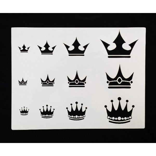 Crown Stencil - SugarTime– SugarTime Cake Decorating Australia