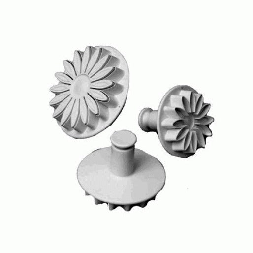 Sunflower Gerbera Daisy Plunger Cutter 3 Set | SugarTime Cake ...